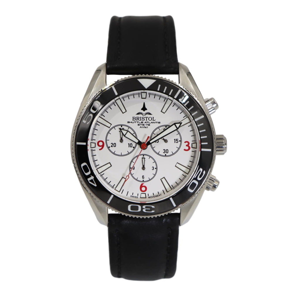 Space Shuttle Atlantis Tribute - Stainless Steel, Black Dial - Bristol ...